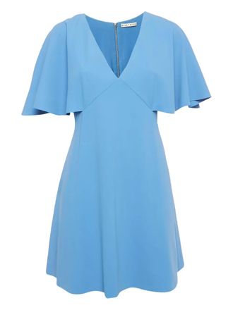 Alice & Olivia robe courte &agrave; mancherons - Bleu