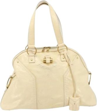 Saint Laurent Sac bandouli&egrave;re Muse Pre-owned - Femme - Pre-owned - Beige - Taille: ONE Size