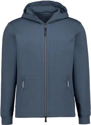 Boggi Milano Herren Sweatjacke blau unifarben