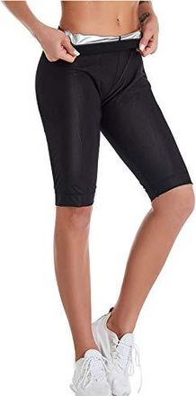 TOMWELL Pantalon Sudation Femme Legging Minceur Transpiration Sauna Shaper Pants pour Fitness Sport Gym A Blanc XS