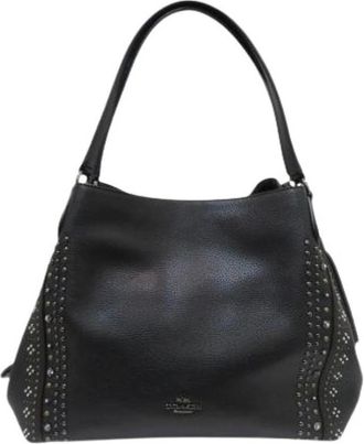 Coach Sac bandouli&egrave;re en cuir Pre-owned - Femme - Pre-owned - Noir - Taille: ONE Size