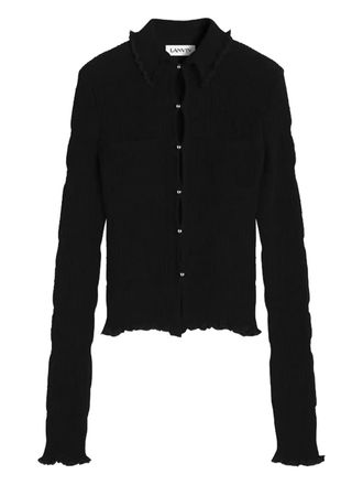 Lanvin cardigan en coton - Noir