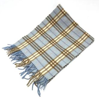 Burberry Pre-owned Stoff schals - - Pre-owned - Damen - Blau - ONE SIZE