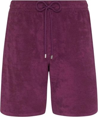 Vilebrequin Homme, Shorts, Violet, Taille: XL Terry Bermuda Shorts Solid