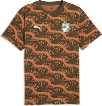 Puma T-shirt &agrave; imprim&eacute;s ftblCulture C&ocirc;te dIvoire Homme, Accessoires, Vert, 3XL