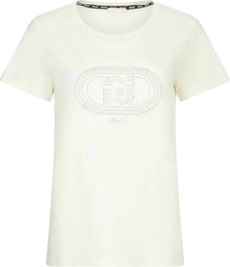 Liu Jo Femme, Tops, Blanc, Taille: 40 FR T-Shirt de sport