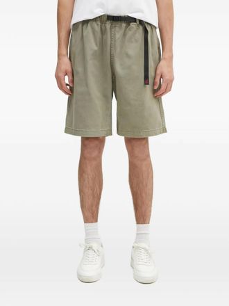 Gramicci G-Short Pigment Dyed elasticated belt shorts - Vert