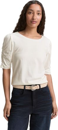 Tom Tailor Damen 1047066 T-Shirt, 10315 - Whisper White, XS EU
