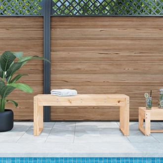 vidaXL Vidaxl - Gartenbank 110x38x45 cm Massivholz Kiefer