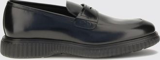 Ferragamo Mocassins en cuir de veau bross&eacute; avec barrette et semelle en caoutchouc