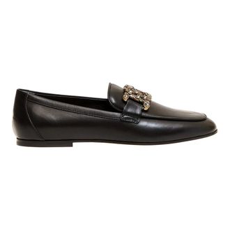 Tod's Femme, Chaussures, Noir, Taille: 37 1/2 EU Mocassins pour femmes Noir Ah25