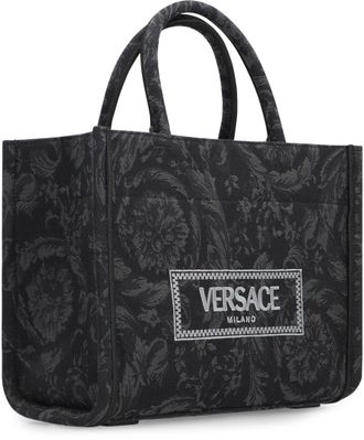 Versace Barocco Tote Bag - Black