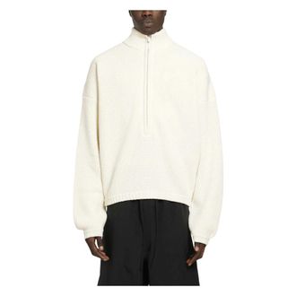 Fear of God Zip-Up Sweater LS - - Knitwear - Herren - Wei&szlig; - M