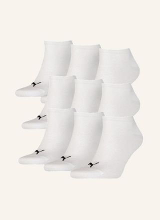 Puma 9er-Pack Sneakersocken Plain weiss