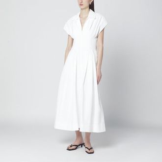 SIMKHAI Farlow white midi dress