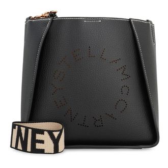 Stella McCartney Femme, Sacs, Noir, Taille: ONE Size Stella Logo Shoulder Bag