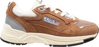 Autry Low-Top Sneaker - Cigar Suede And Mesh Sneakers - Gr. 36 (EU) - in Braun - f&uuml;r Damen