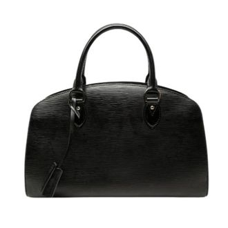 Louis Vuitton Pre-owned Pont Neuf PM Epi Electric Patent Leather Handbag - - Pre-owned - Damen - Schwarzk - ONE SIZE