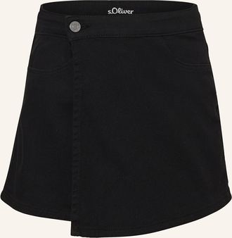 s.Oliver S.Oliver Red Jeansskort schwarz