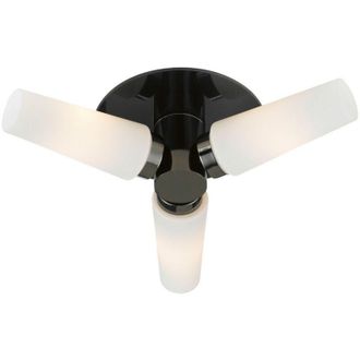 Marksl&ouml;jd Markslojd - brastad - 3 Licht Badezimmer Deckenleuchte Schwarz IP44, E14