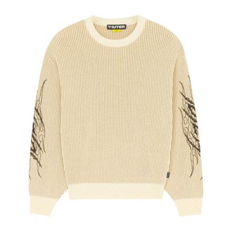 Iuter Tribal Pullover - - Knitwear - Herren - Beige - XL