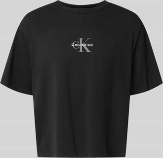 Calvin Klein Jeans Relaxed Fit T-Shirt aus reiner Baumwolle