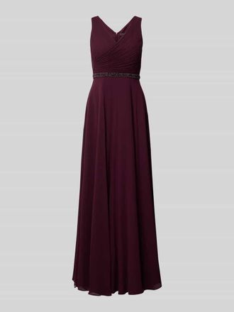 Vera Mont Fit and Flare Abendkleid mit Perlenstickerei