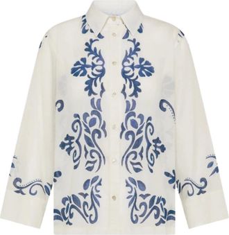 Seventy Femme, Blouses et Chemises, Multicolore, Taille: 42 FR Chemise Boutonn&eacute;e &agrave; Motifs