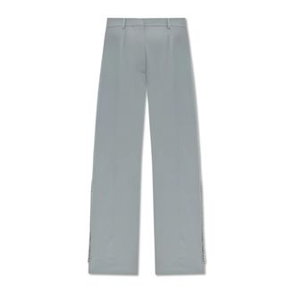 Stella McCartney Wollhose mit charakteristischer Kette - - Trousers - Damen - Grau - S
