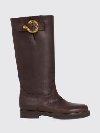 Etro Kniehohe Stiefel aus Kalbsleder mit Schnallendetail