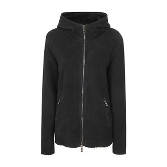 Giorgio Brato Schwarze Shearling-Bomberjacke - - Jackets - Herren - Schwarzk - 2XL