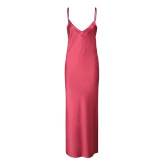 Blanca Vita Arcitium Satin Maxikleid - - Dresses - Damen - Rot - 2XS