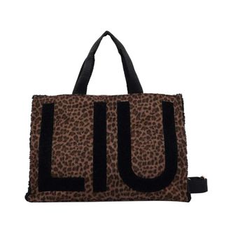 Liu Jo Grand cabas imprim&eacute; animal - Femme - Sacs - Brun - Taille: ONE Size