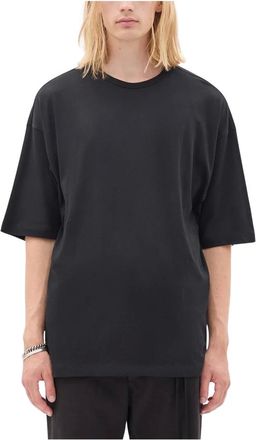 Ann Demeulemeester Homme, Tops, Noir, Taille: S T-shirt