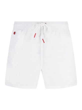 Kiton Short De Bain - Blanc