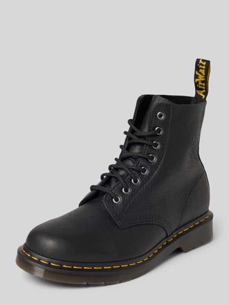 Dr. Martens Schn&uuml;rstiefel aus echtem Leder mit Logo-Patch