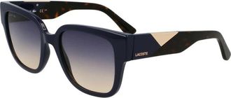 Lacoste Femme, Accessoires, Bleu, Taille: ONE Size Lunettes de soleil &agrave; monture inject&eacute;e