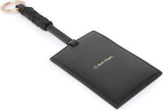 Calvin Klein Schl&uuml;sseletui Foil Logo Lacing Cardcase Charm LV04F1259G Schwarz