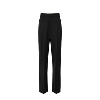 Elisabetta Franchi Femme, Pantalons, Noir, Taille: 38 FR Cool Wool Pantalons