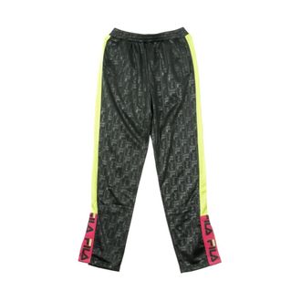 Fila Schwarze Jogginghose mit Seitenstreifen Damen - - Trousers - Damen - Schwarzk - L