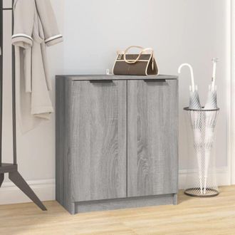 vidaXL Vidaxl - Meuble &agrave; chaussures Sonoma gris 59x35x70 cm Bois ding&eacute;nierie