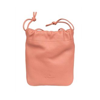 IL BISONTE Schicke Leder Crossbody Tasche - - Bags - Damen - Rosa - ONE SIZE