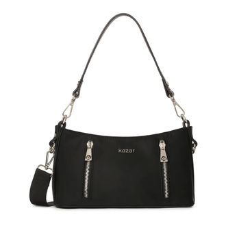 Kazar Femme, Sacs, Noir, Taille: ONE Size Petit sac &agrave; bandouli&egrave;re en textile