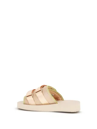 Forte_Forte Womens Sandals Double-Strap Crystal Pink Upper: Polyester