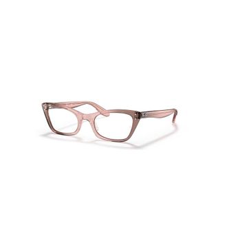 Ray-Ban Lady Burbank Optics Pink Transparent Fassung Klar Glas 49-20