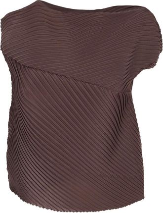Issey Miyake Femme, Blouses et Chemises, Brun, Taille: 40 FR Blouses