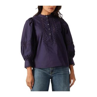 Antik Batik Damen, Blusen & Hemden, Lila, MGr&ouml;&szlig;e