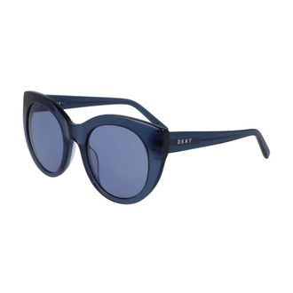 DKNY Dkny, Femme, Accessoires, Bleu, Taille: ONE Size Lunettes de soleil en ac&eacute;tate avec verres d&eacute;grad&eacute;s