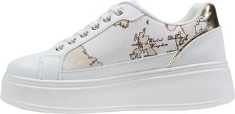 Alviero Martini 1A Classe Femme, Chaussures, Blanc, Taille: 38 EU Platform Baskets