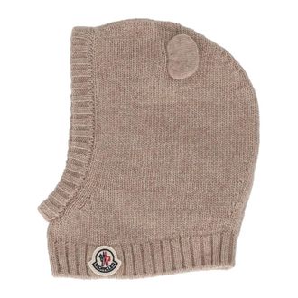Moncler Woll- Kaschmir-Sturmhaube - - Accessories - unisex - Beige - 2XS